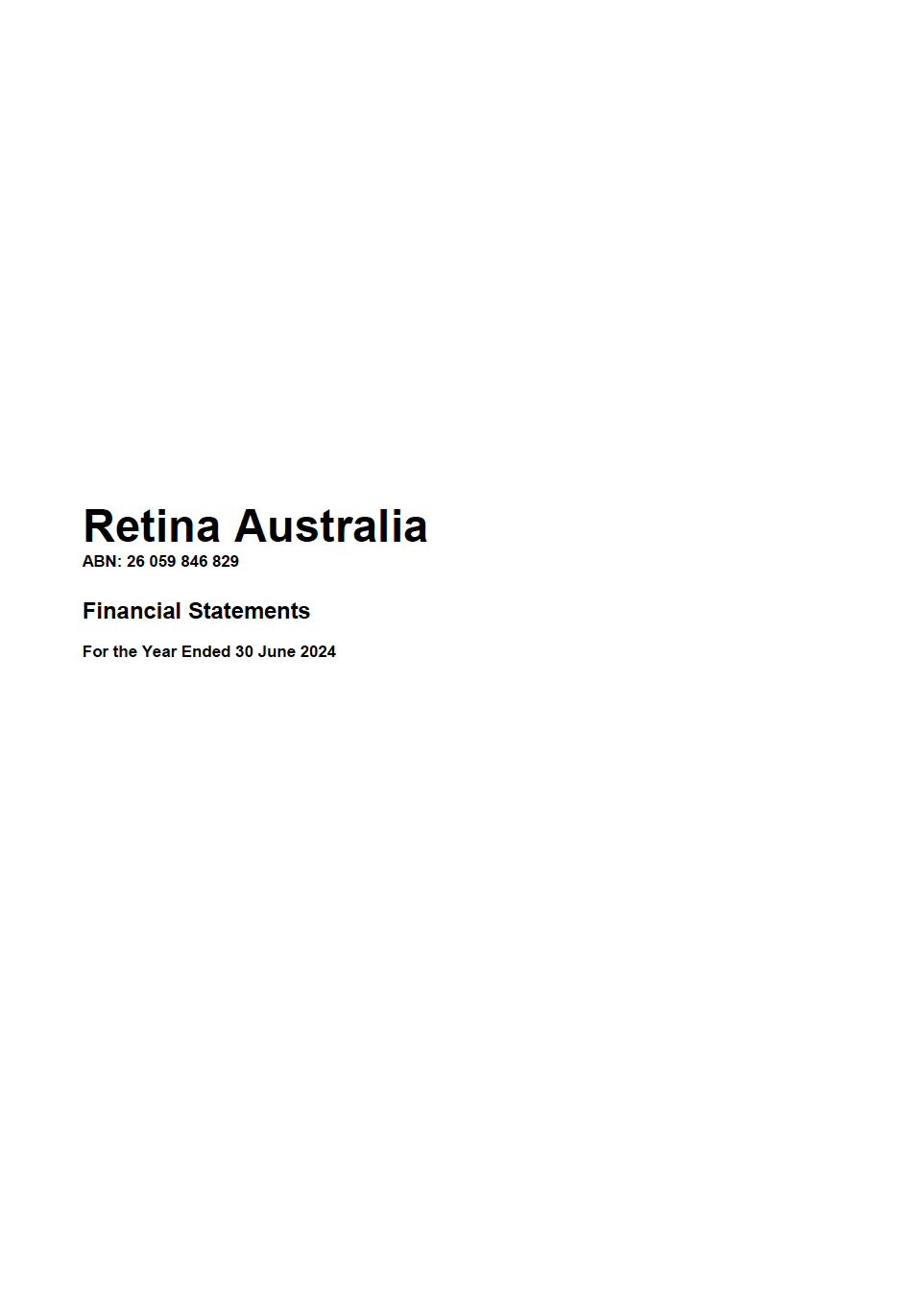 Reports - Retina Australia